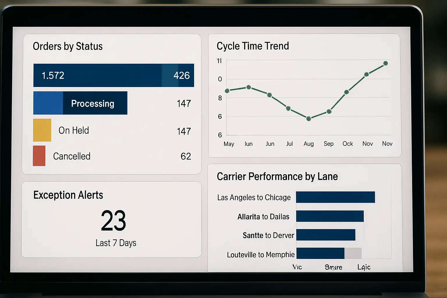 Client Reporting & Dashboards for 3PLs: Order Status and KPIs