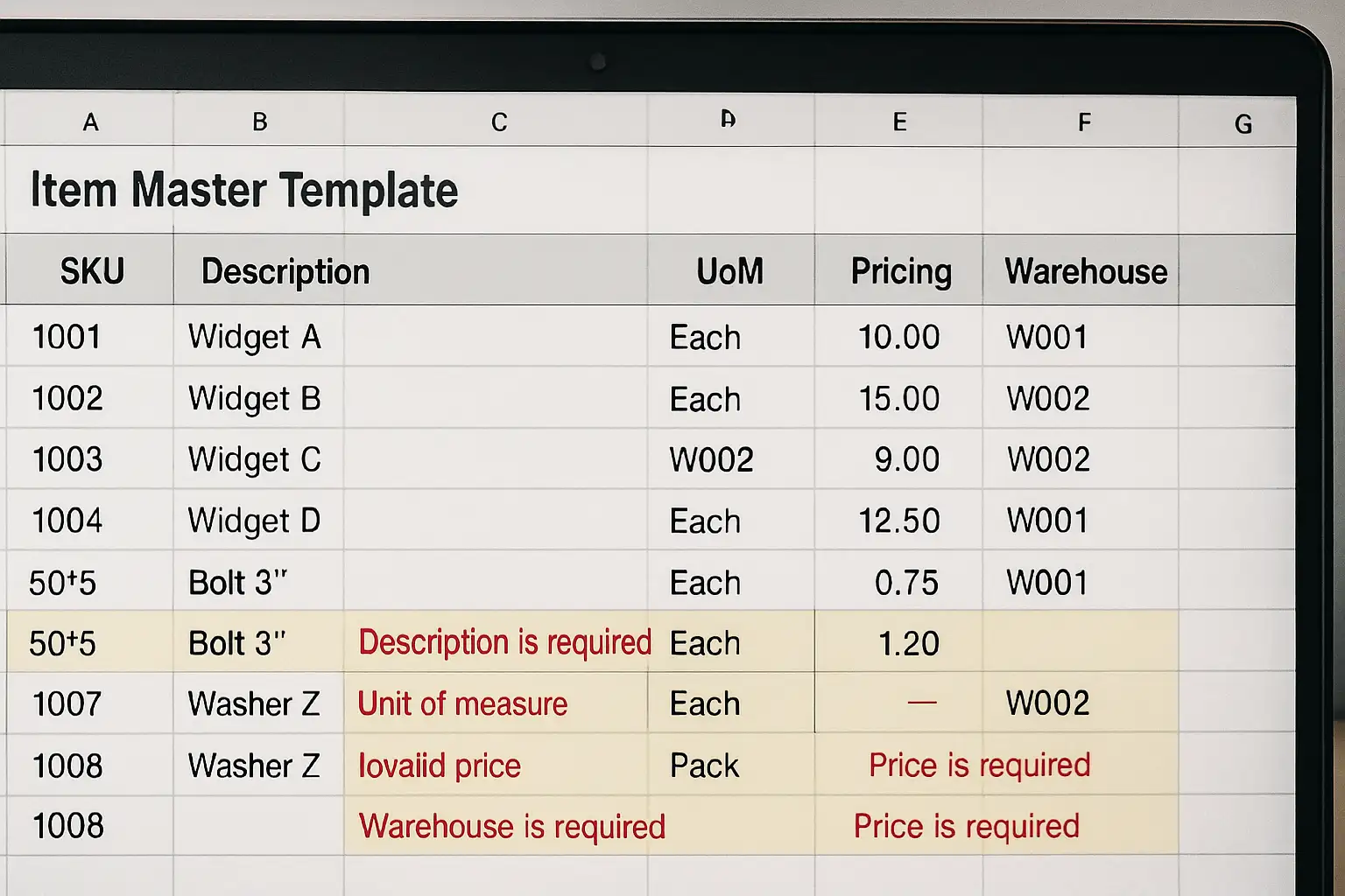 Sage ERP Product Import Guide: CSV/Excel Mapping, Validation & Automation