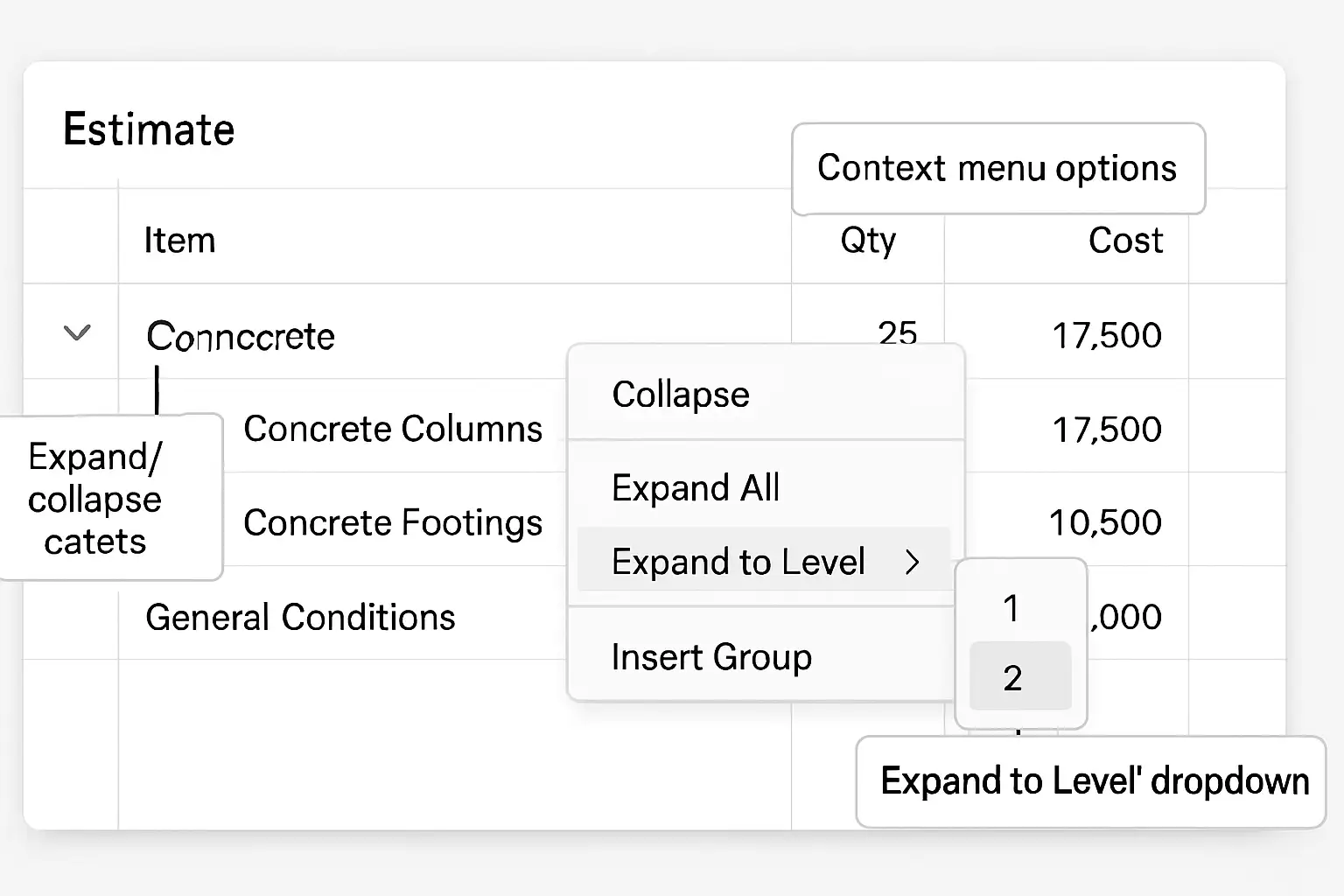 How to Expand and Collapse Lists in Sage Estimating: Step‑by‑Step Help