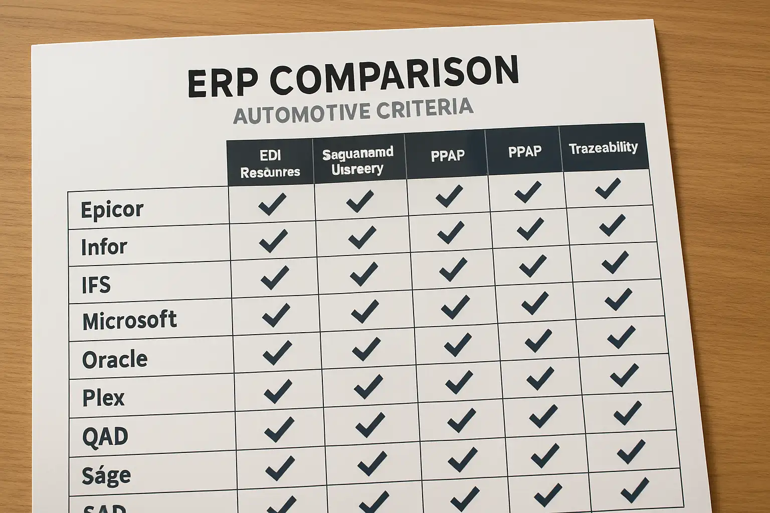 Top 10 ERP Systems for Automotive Tier‑1 & Tier‑2 Suppliers (2025 Guide)