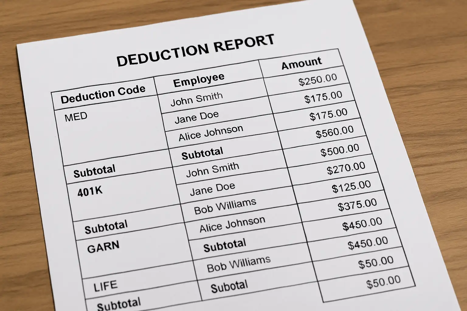 Sage 100 Deduction Report: Setup, Filters, Reconciliation Guide